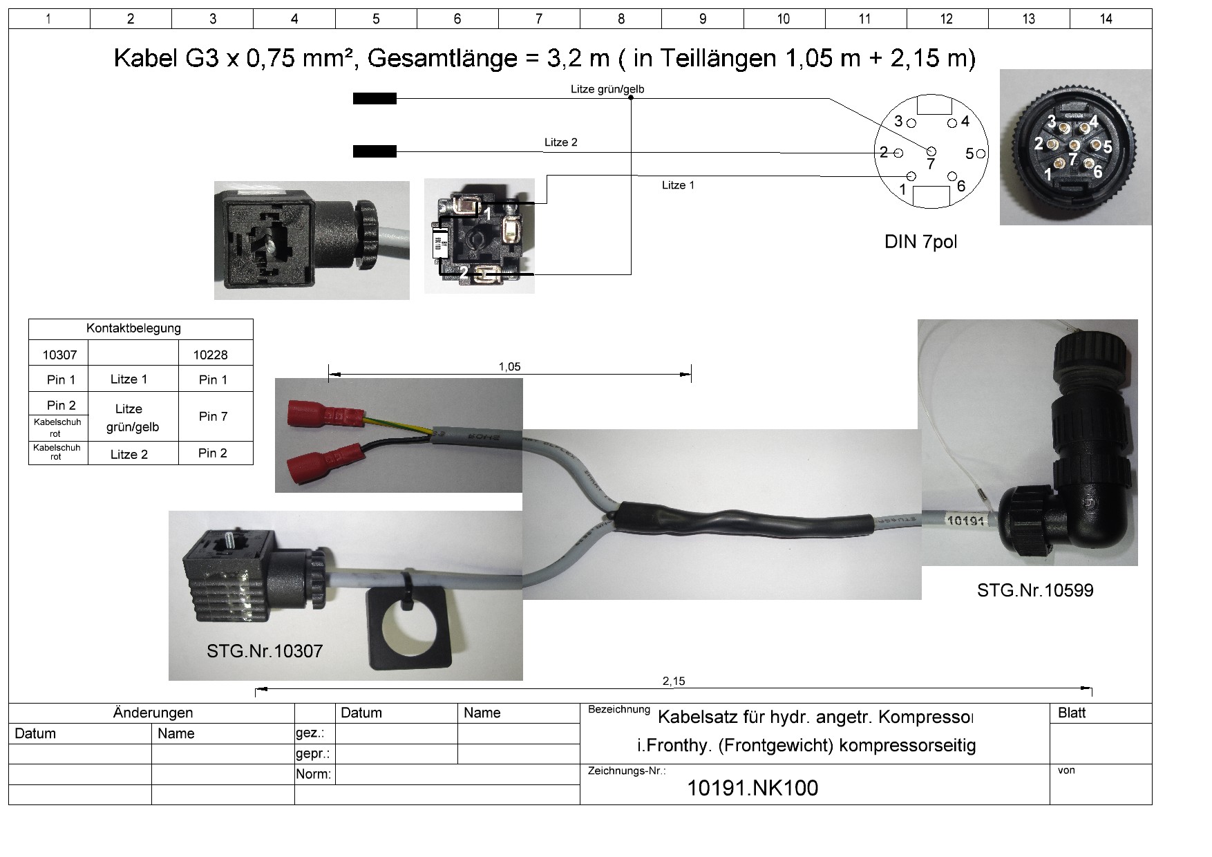 Kabelpläne mit Steckerbelegung | Downloads | Steuerungstechnik StG