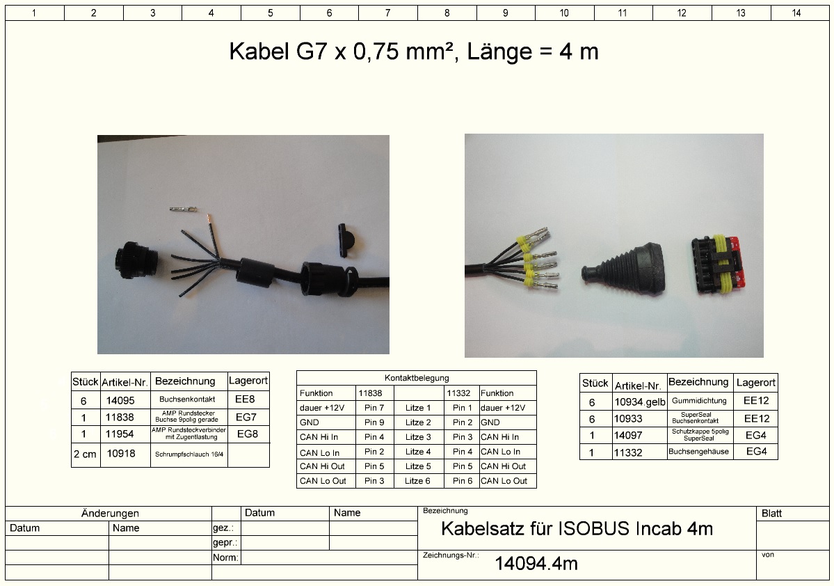 Kabelpläne mit Steckerbelegung | Downloads | Steuerungstechnik StG